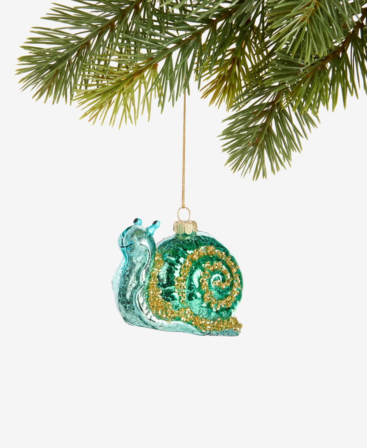 Click here for Holiday Lane Enchanted Forest Glass Snail Ornament... prices