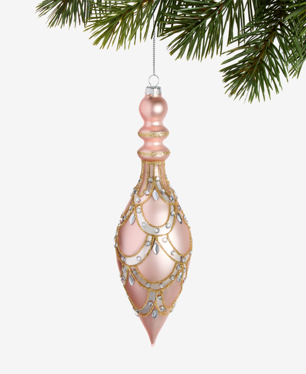 Click here for Holiday Lane Glass Finial Ornament  Macys Exclusiv... prices