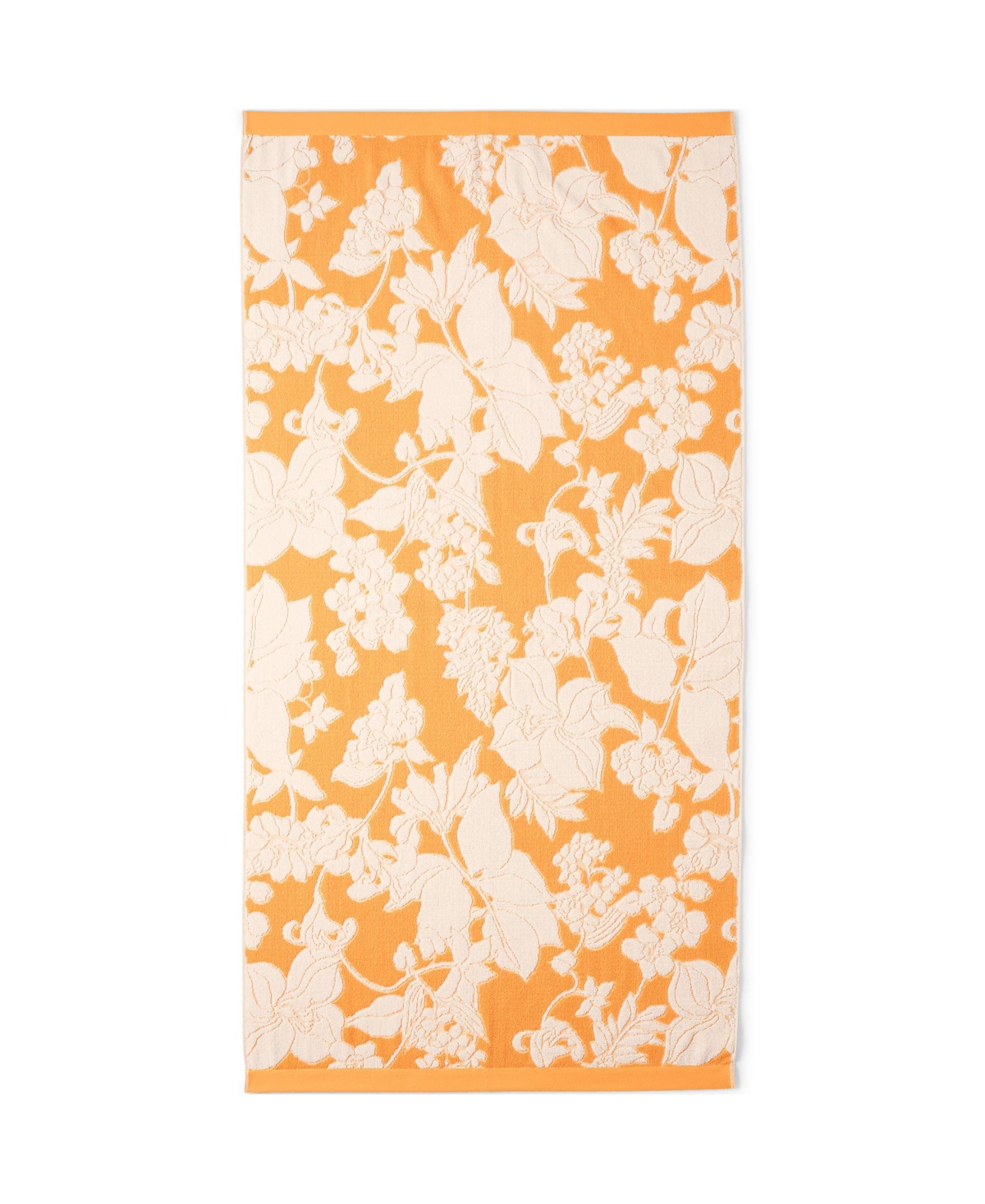 Click here for Lands End Jacquard Beach Towel - Sweet mango flora... prices