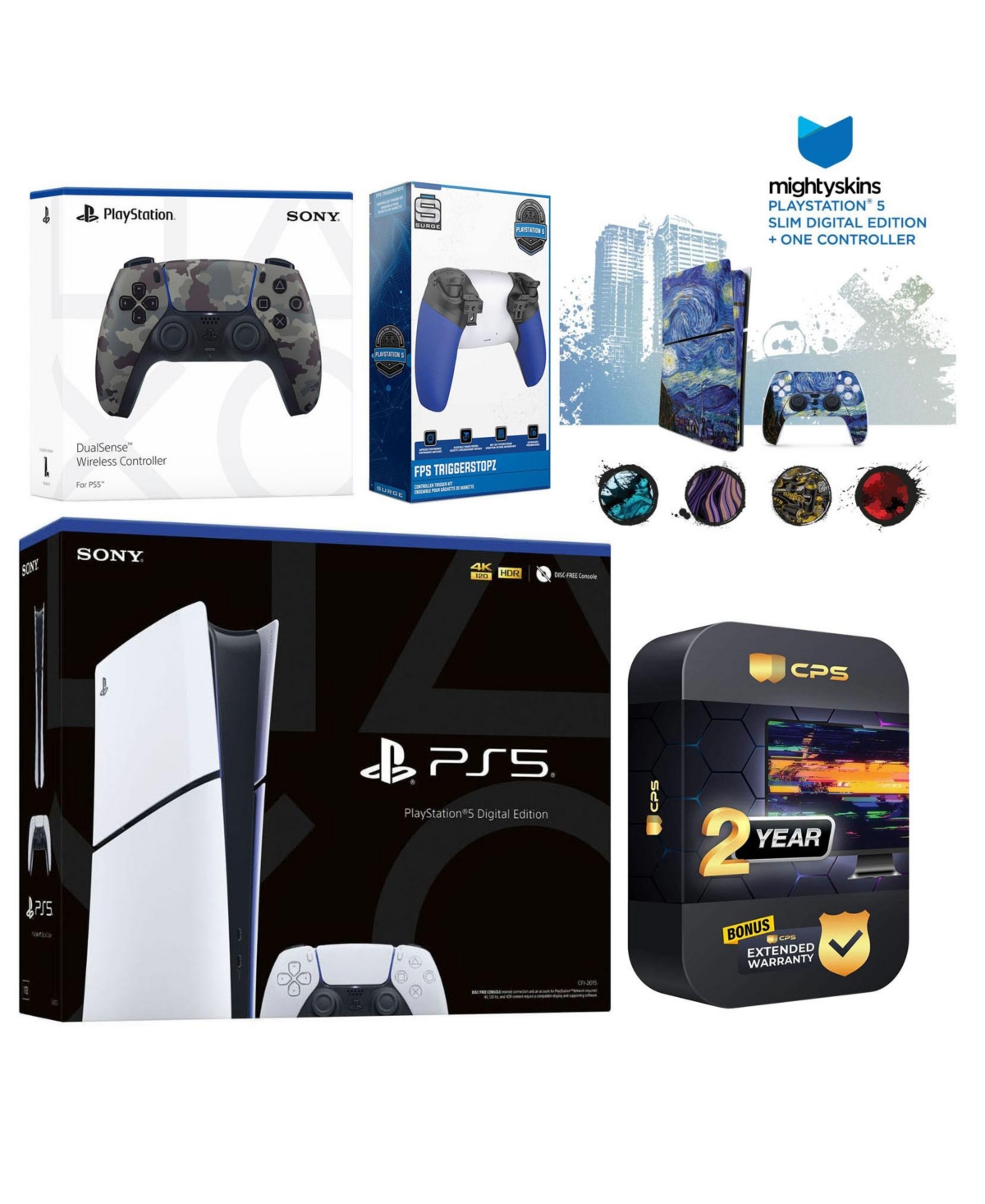 Click here for Sony Playstation 5 Slim Digital with Extra - Gray... prices