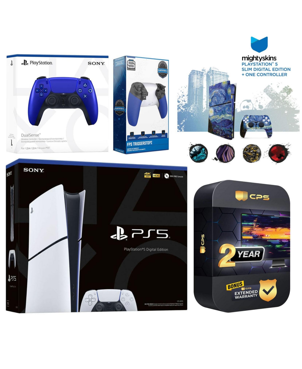Click here for Sony Playstation 5 Slim Digital with Extra - Cobal... prices