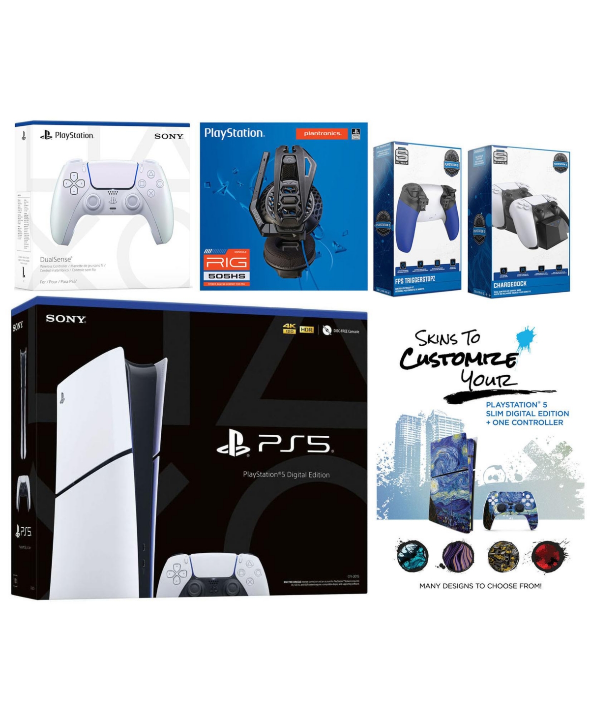 Click here for Sony Playstation 5 Slim Digital with Extra Volcani... prices