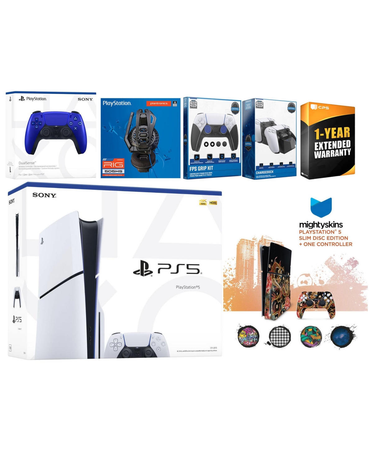 Click here for Sony Playstation 5 Slim Disc with Extra - Cobalt b... prices