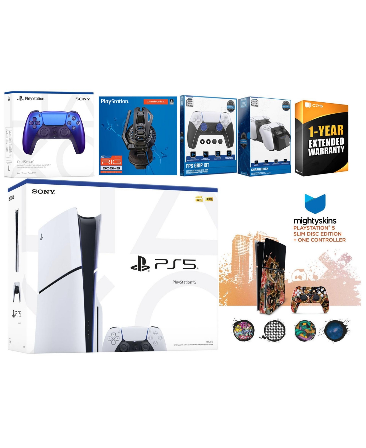 Click here for Sony Playstation 5 Slim Disc with Extra - Chroma i... prices