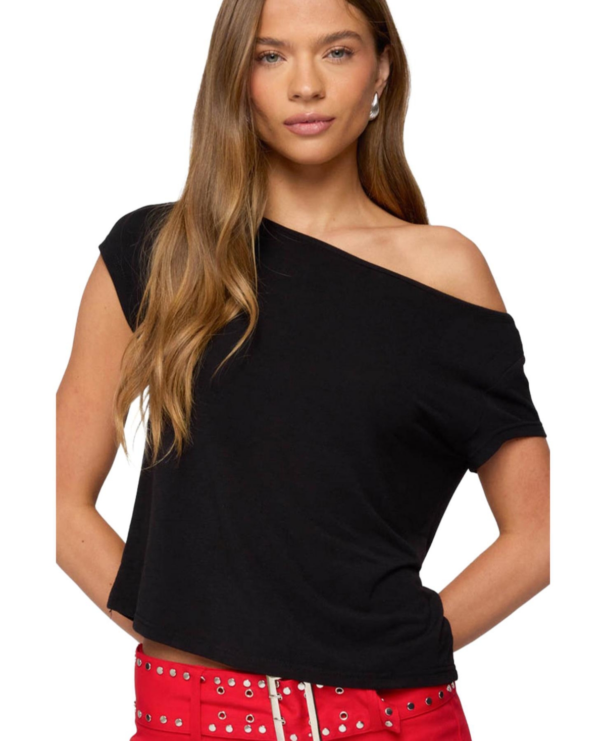 Click here for Edikted Womens Anabella Off Shoulder Top - Black prices