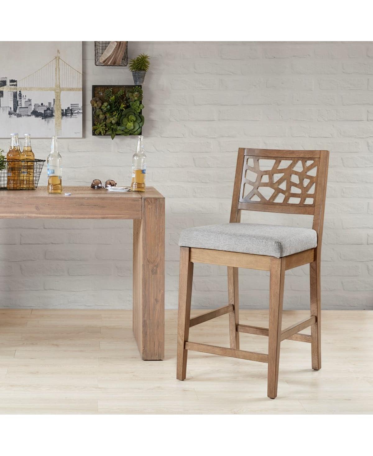Click here for Set of 1 Modern Counter Height Stool with Upholste... prices