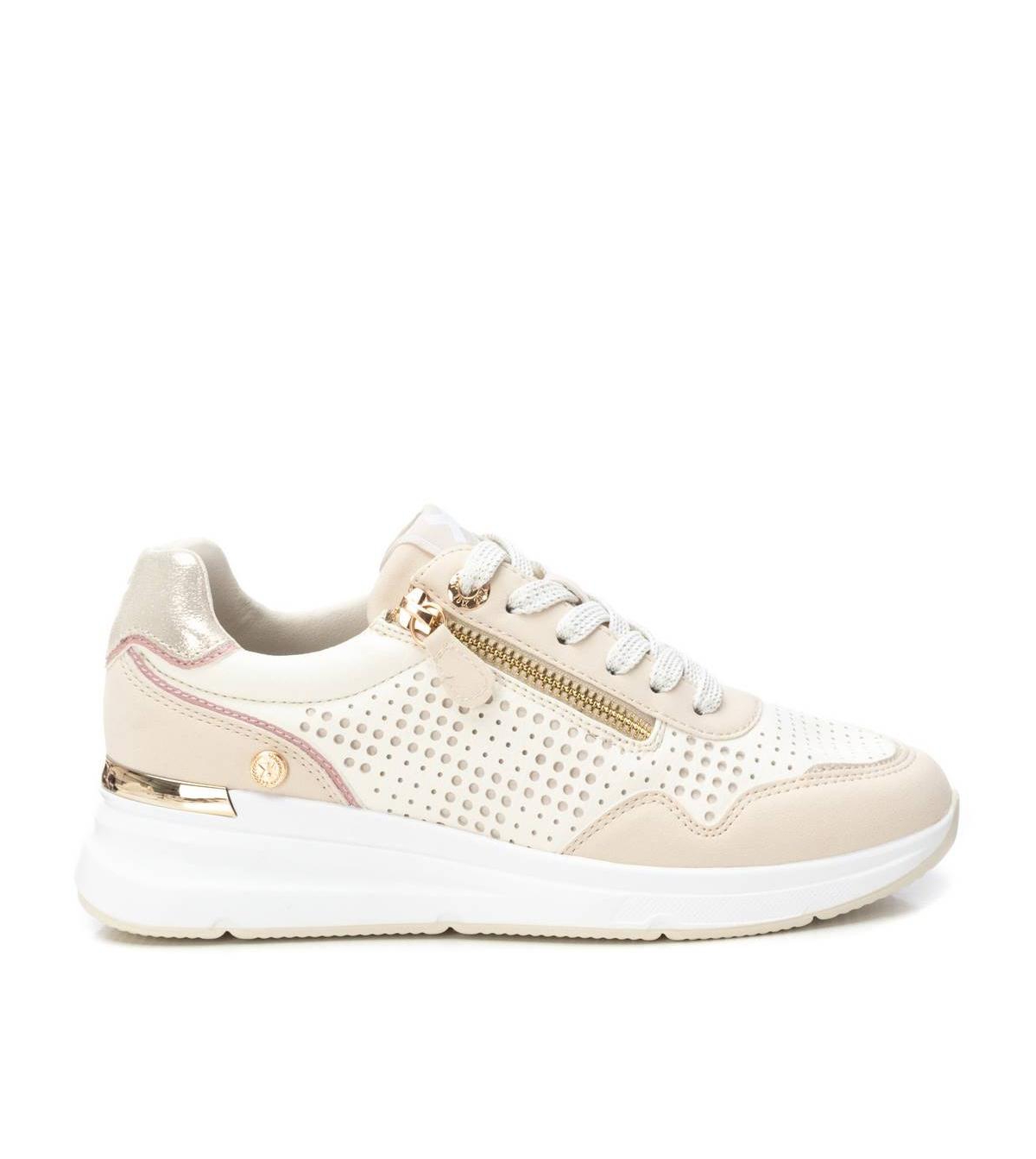 Click here for Womens Casual Sneakers By Xti - Beige prices