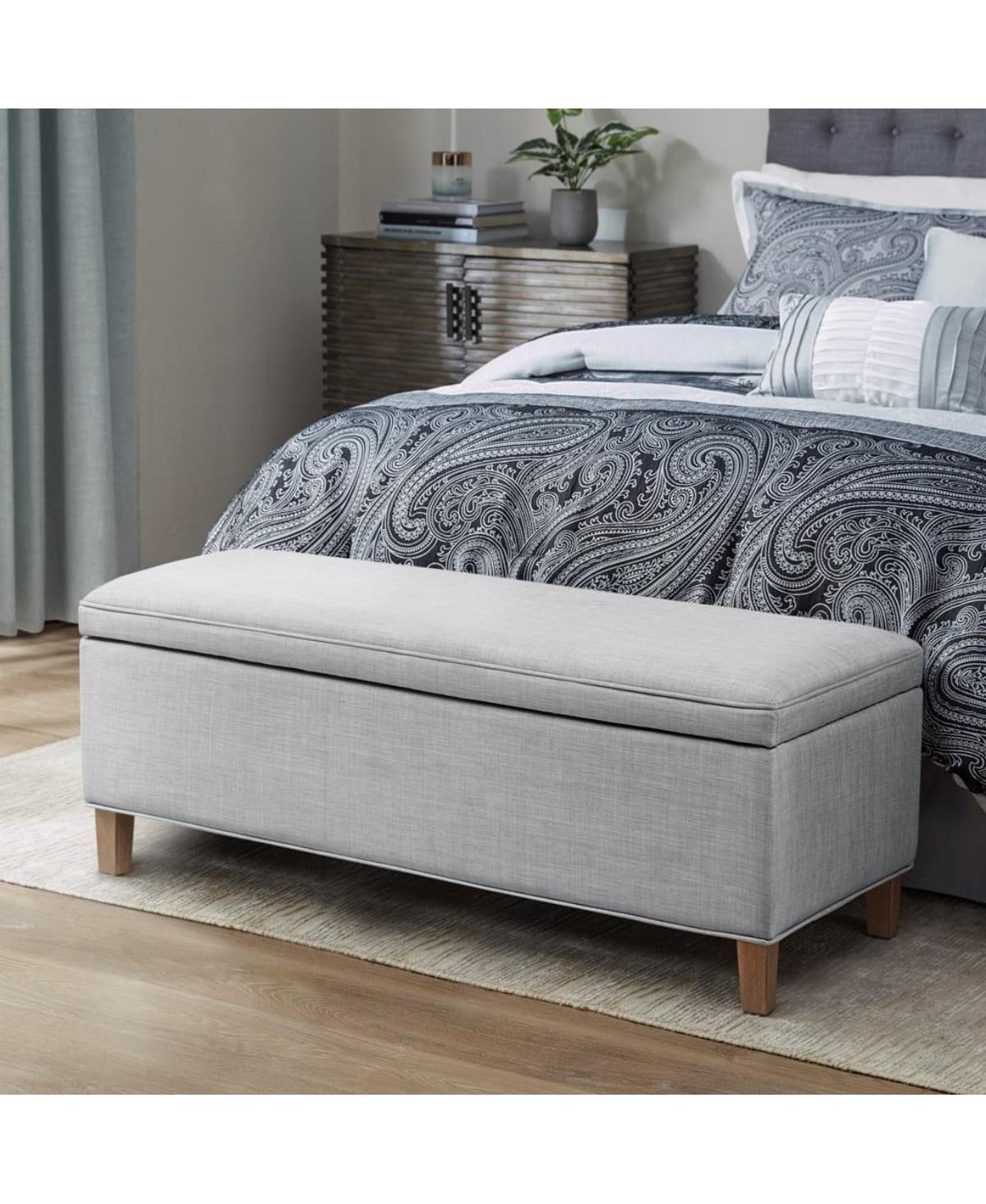 Click here for Rectangular Upholstered Storage Bench with Soft Cl... prices