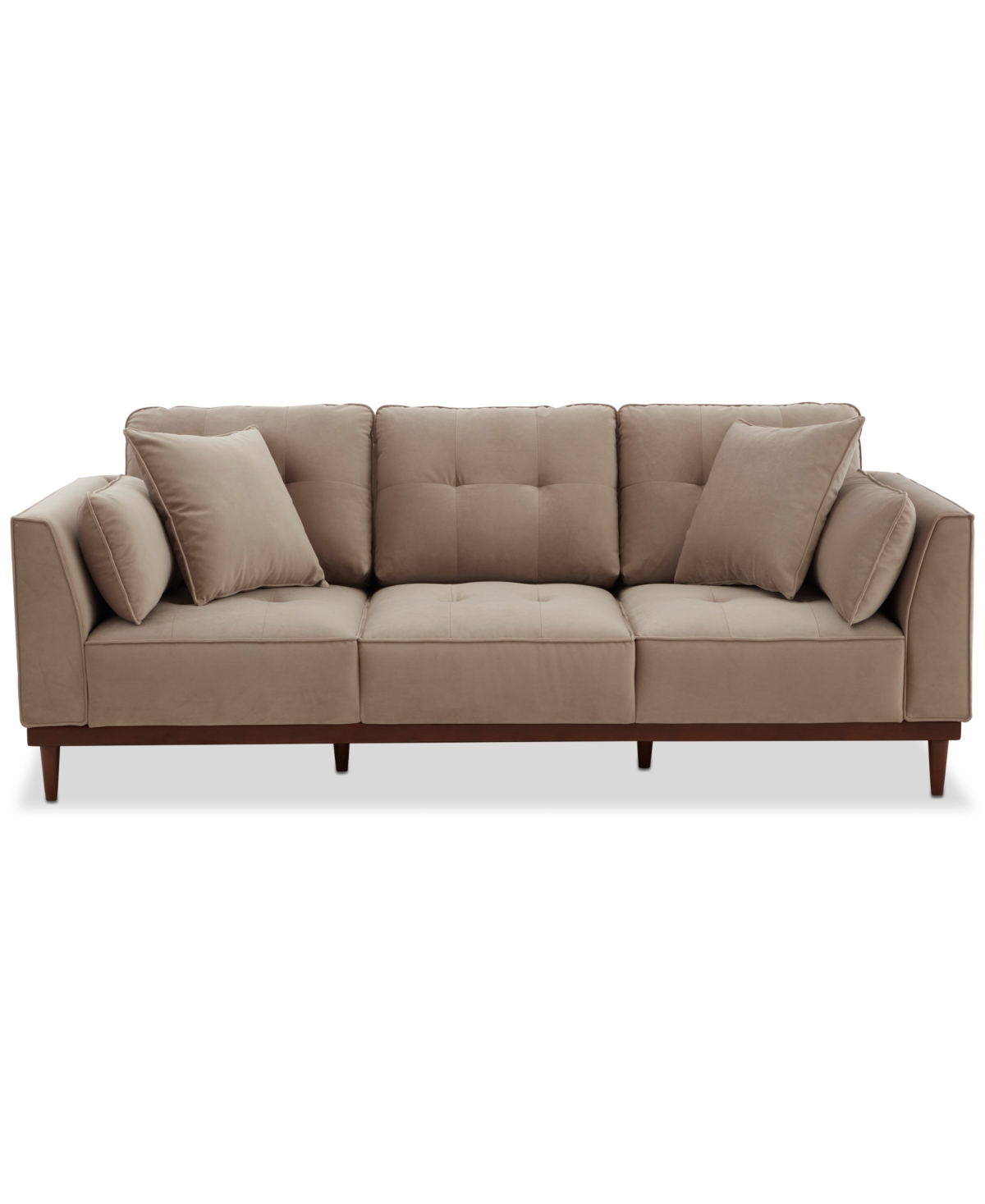 Click here for Hazelynn Fabric Sofa  Exclusively at Macys - Taupe prices