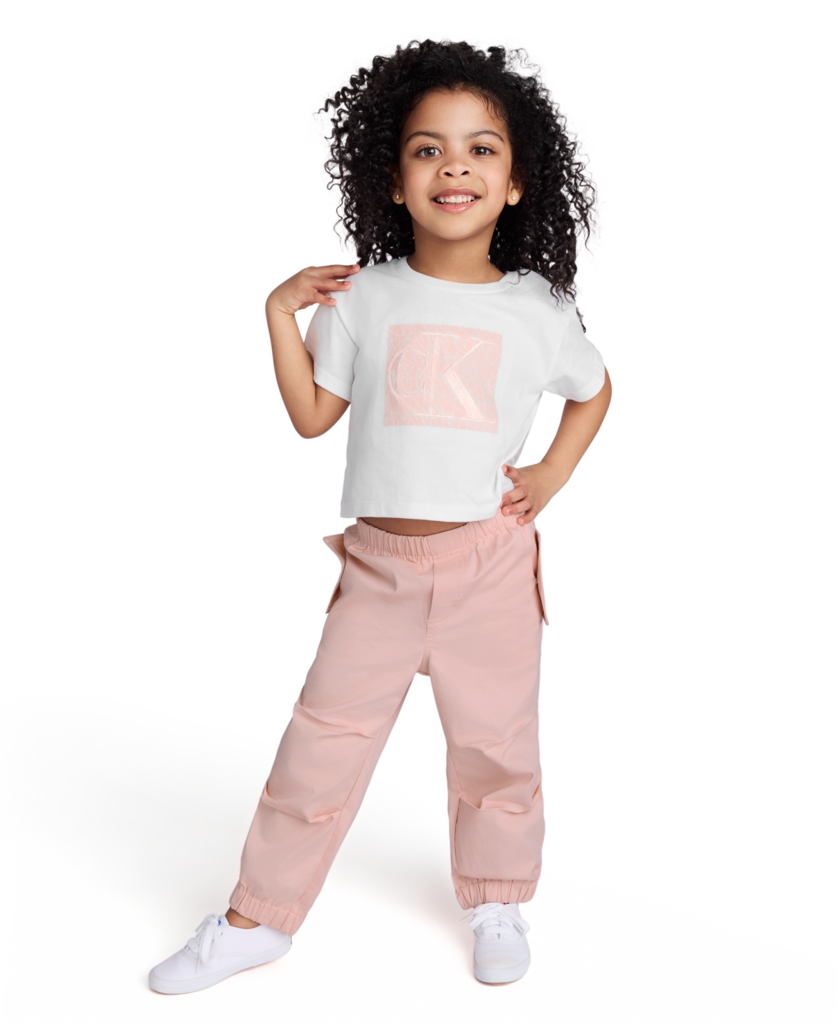 Click here for Calvin Klein Toddler and Little Girls 2-Piece Logo... prices