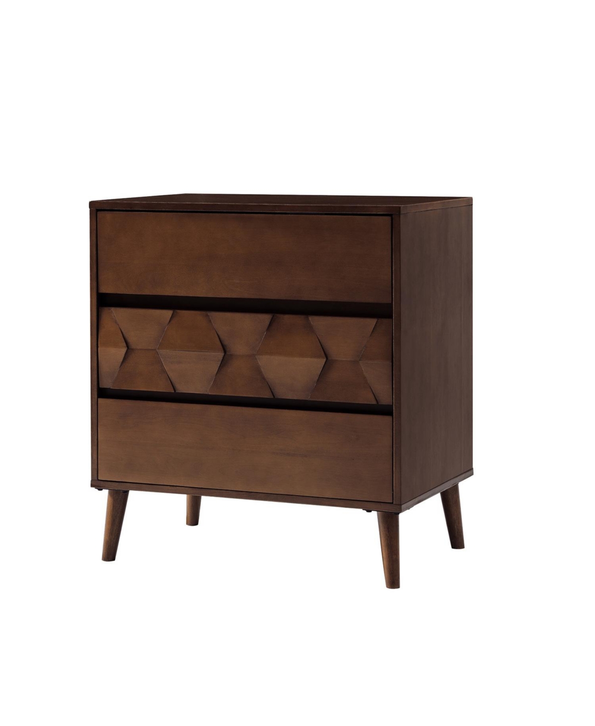 Click here for Loreno Mid-Century Modern 3-Drawer Dresser with Bu... prices