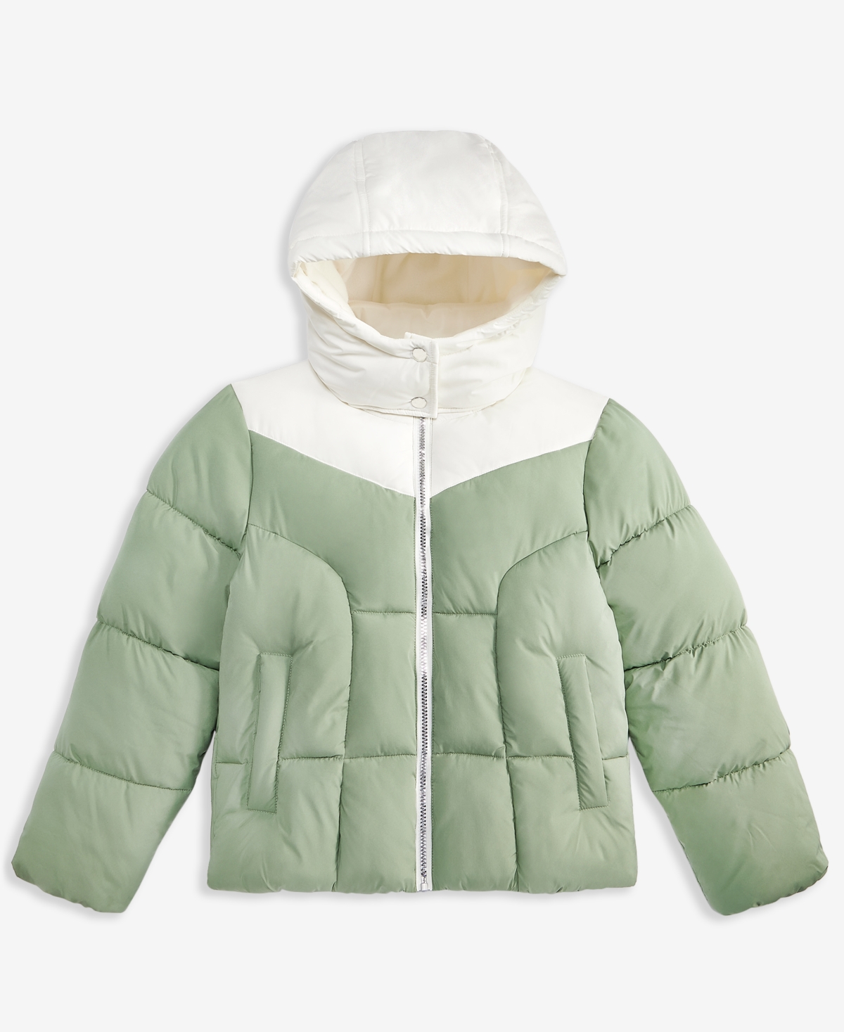 Click here for Sam Edelman Big Girls Contrast Yoke Puffer Jacket... prices
