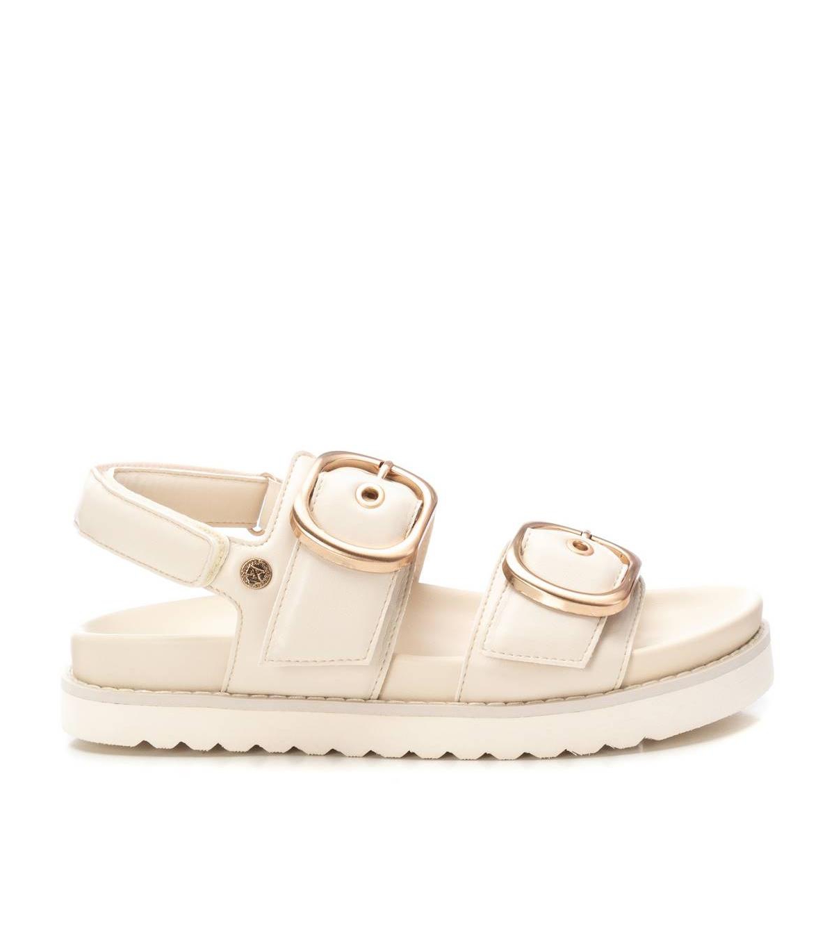 Click here for Womens Comfort Double Strap Sandals By Xti - Ice prices