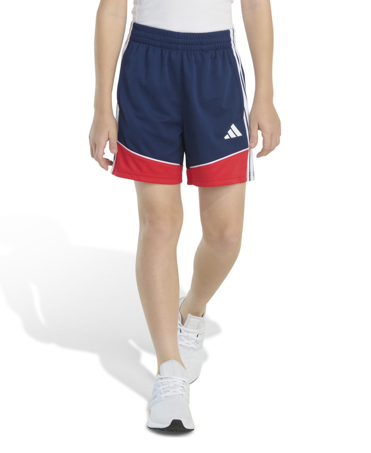 Click here for adidas Big Boys Elastic-Waistband Colorblocked Sho... prices