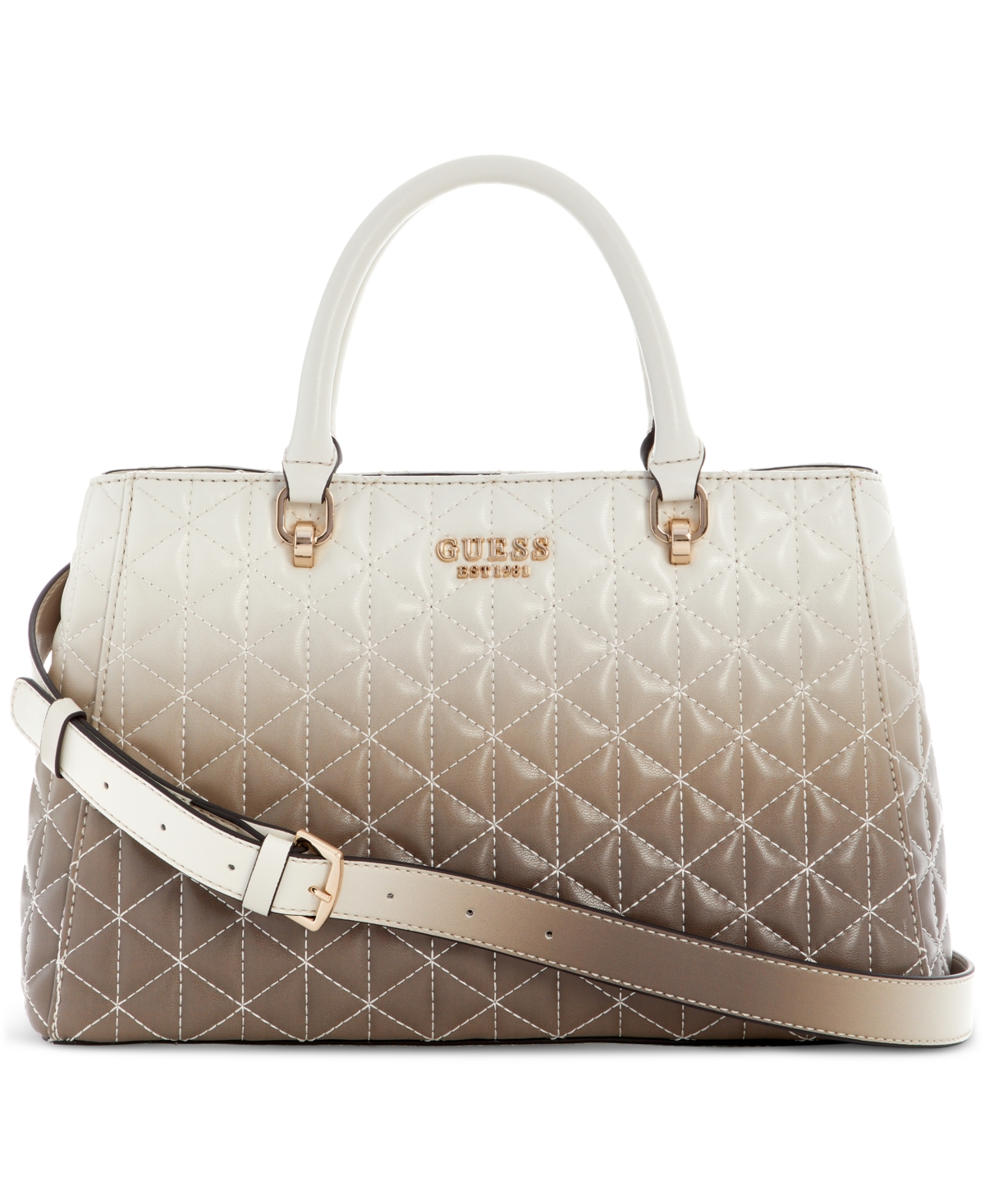 Click here for Guess Kori Girlfriend Satchel - Taupe Multi prices