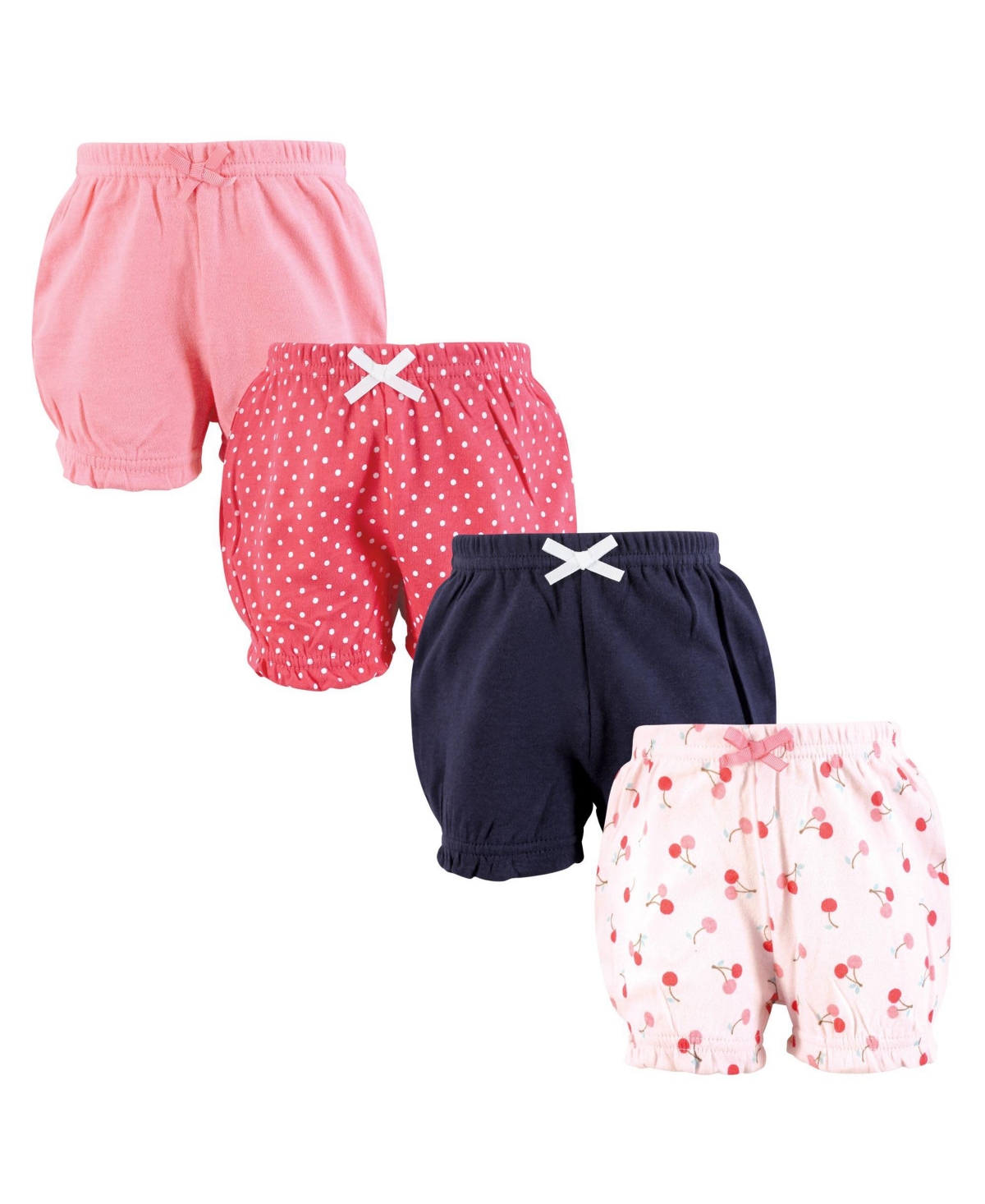 Click here for Hudson Baby Baby Girls Four-Piece Essential Shorts... prices