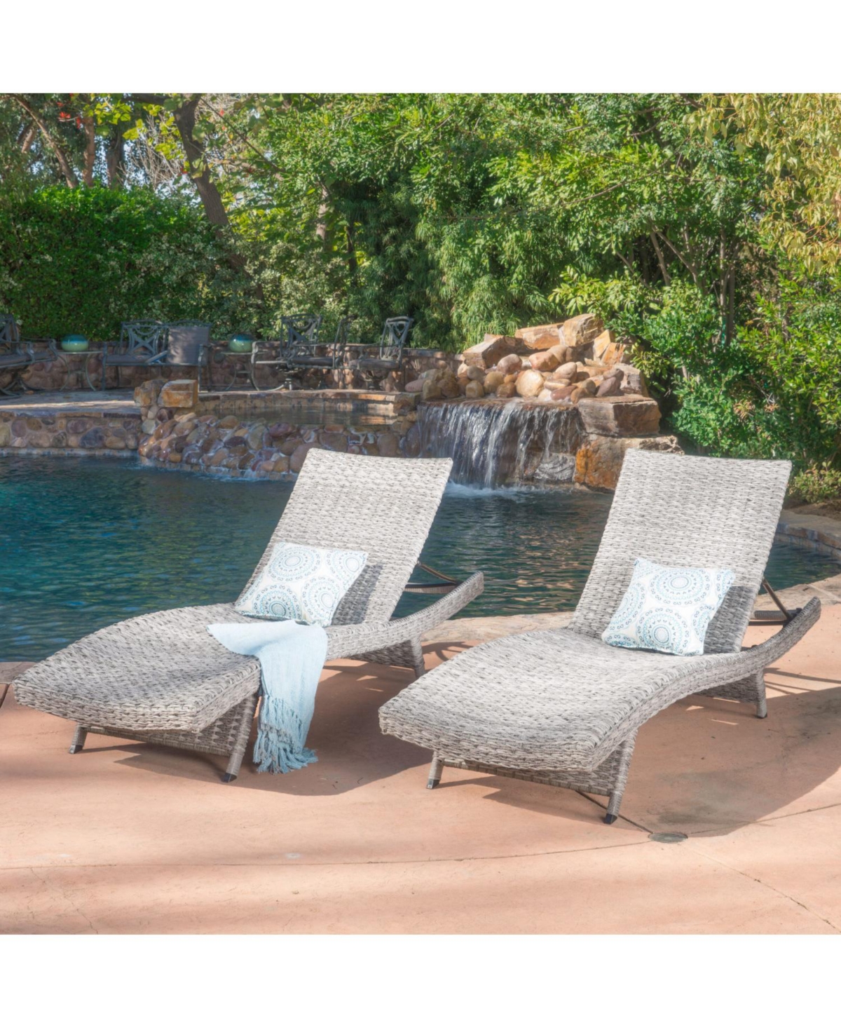 Click here for Streamdale Premium Grey Rattan Chaise Lounge Styli... prices