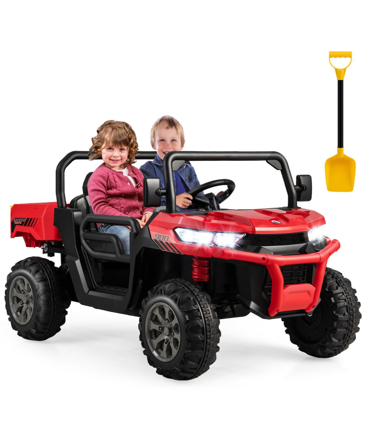Click here for 24V Ride on Dump Truck with Remote Control - Red prices
