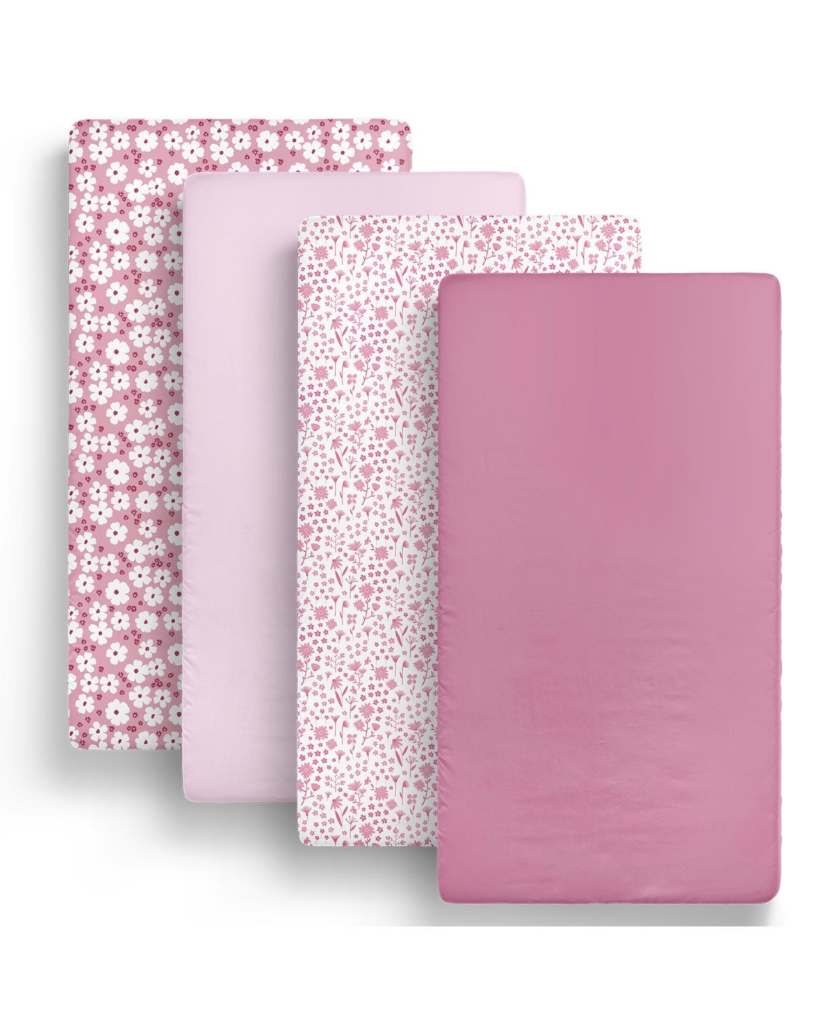 Click here for The Peanutshell Fitted Crib Sheet Set  Daisy  4 Pa... prices