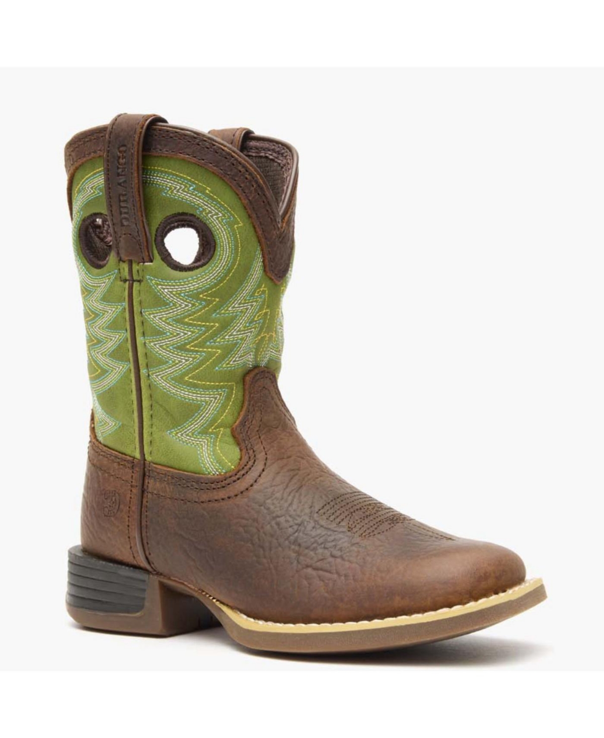 Click here for Durango Kids Lil Rebel Pro Lime Western Boot - Fro... prices