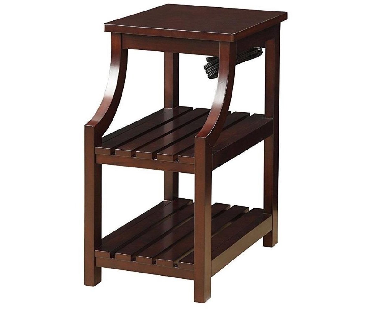 Click here for Modern Wooden End Table with Usb Ports and Storage... prices