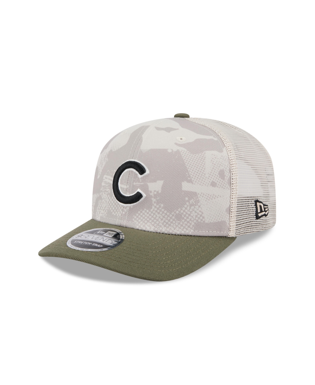 Click here for New Era Mens Light Beige/Olive Chicago Cubs 2025 A... prices