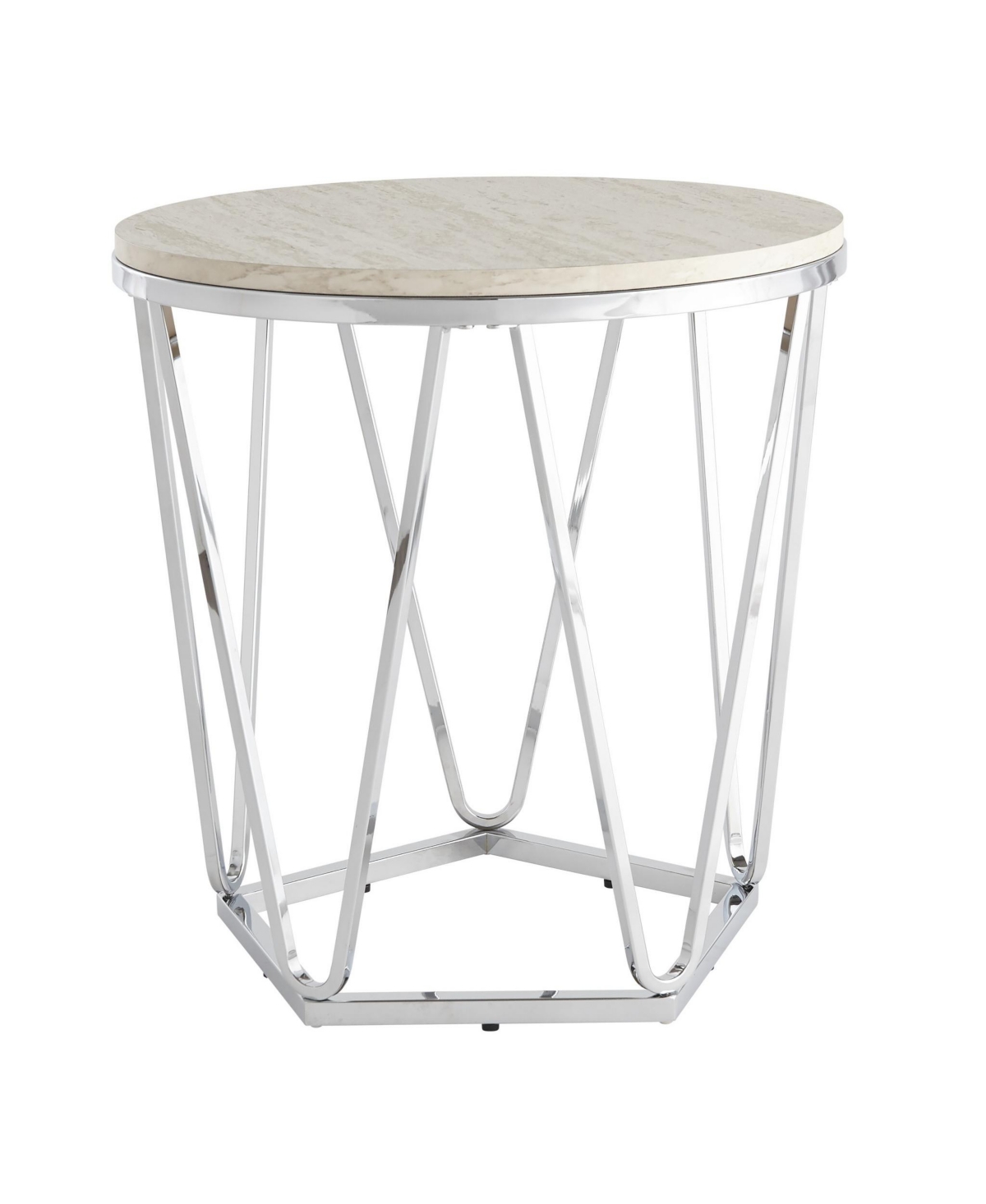 Click here for Industrial Wood and Iron Round End Table for Side... prices