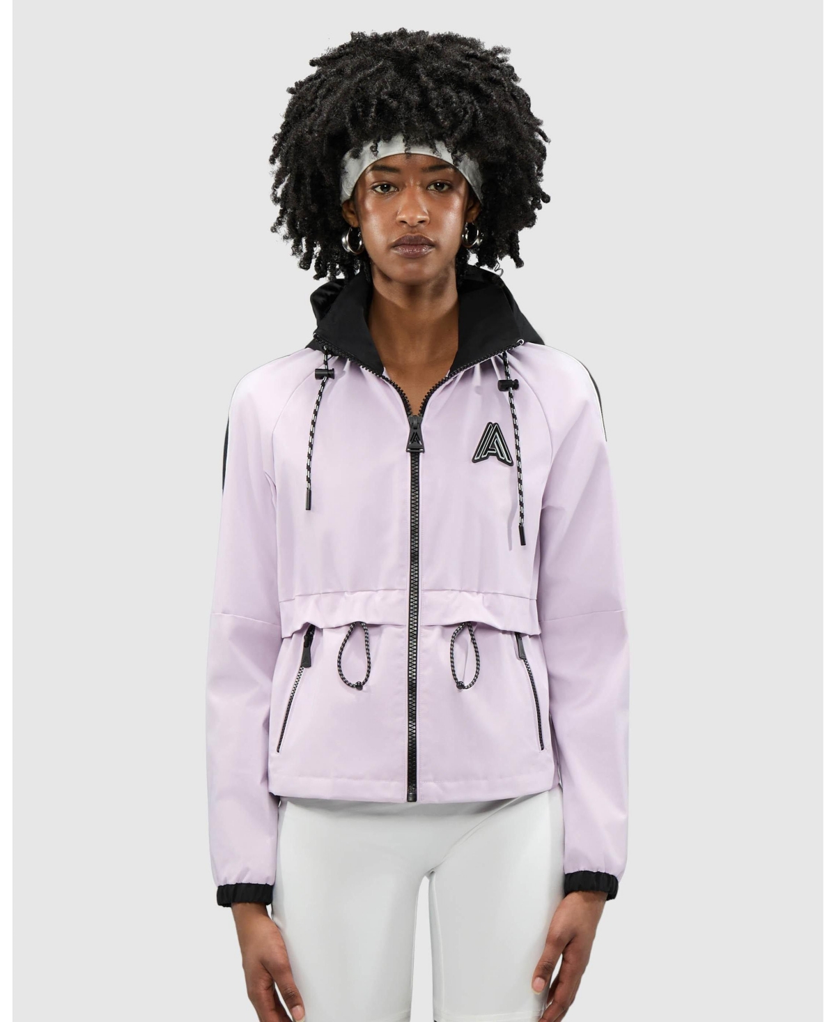 Click here for Alpenhaus Womens Enneth Hooded Windbreaker with Ad... prices