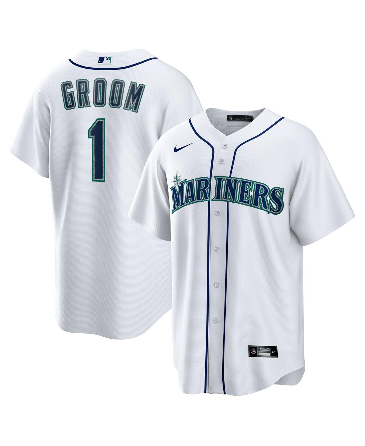 Click here for Nike MensÂ White Seattle Mariners 1 Groom Home Rep... prices