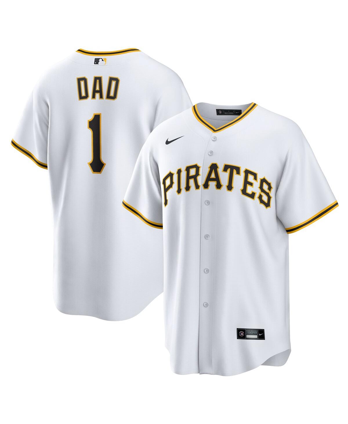 Click here for Nike MensÂ White Pittsburgh Pirates 1 Dad Home Rep... prices