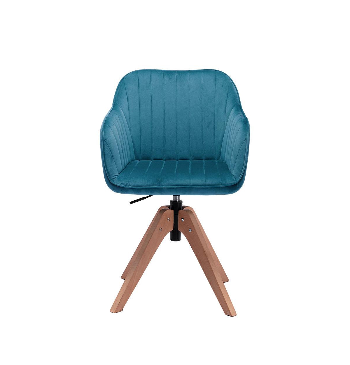 Click here for Velvet Arm Chair with Wooden Legs for Dining Room... prices
