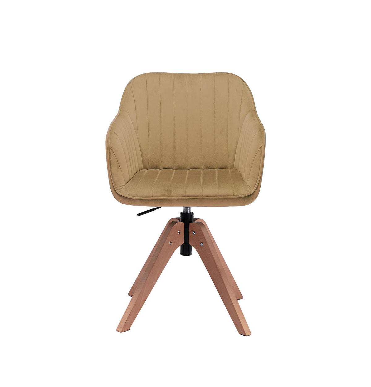 Click here for Velvet Arm Chair with Wooden Legs for Dining Room... prices