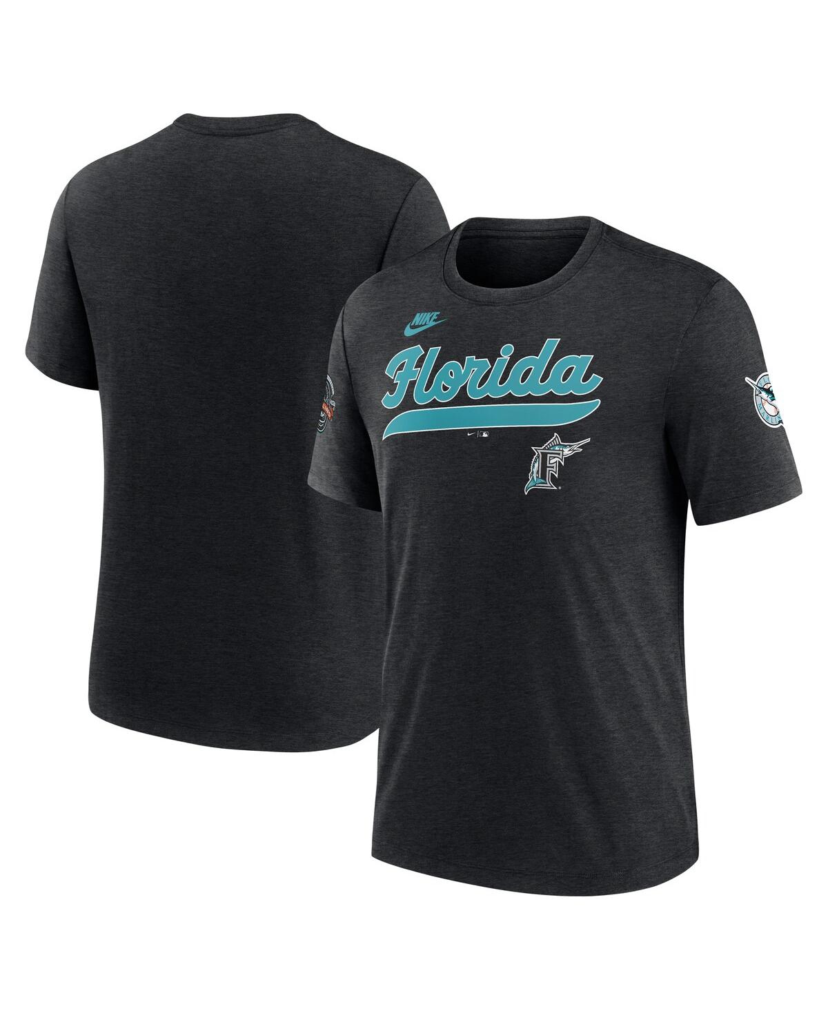 Click here for Nike Mens Heather Black Florida Marlins Cooperstow... prices