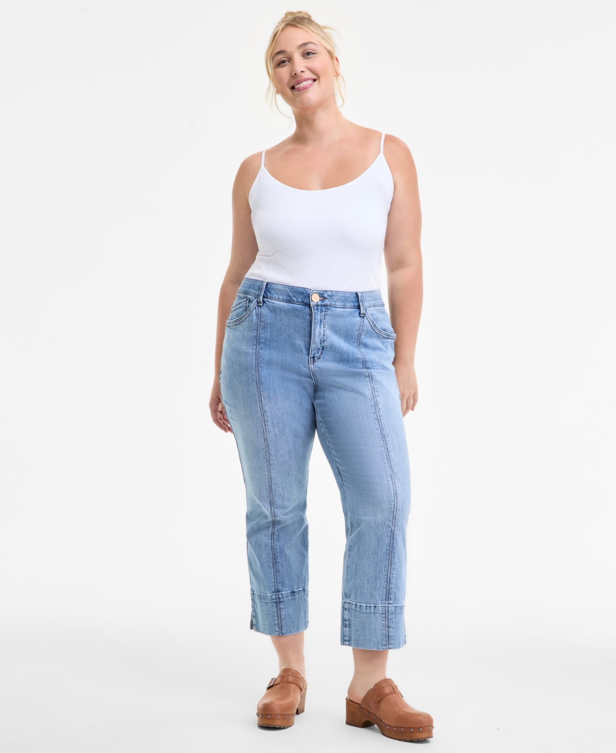 Click here for Democracy Trendy Plus Size Absolution High-Rise Ki... prices