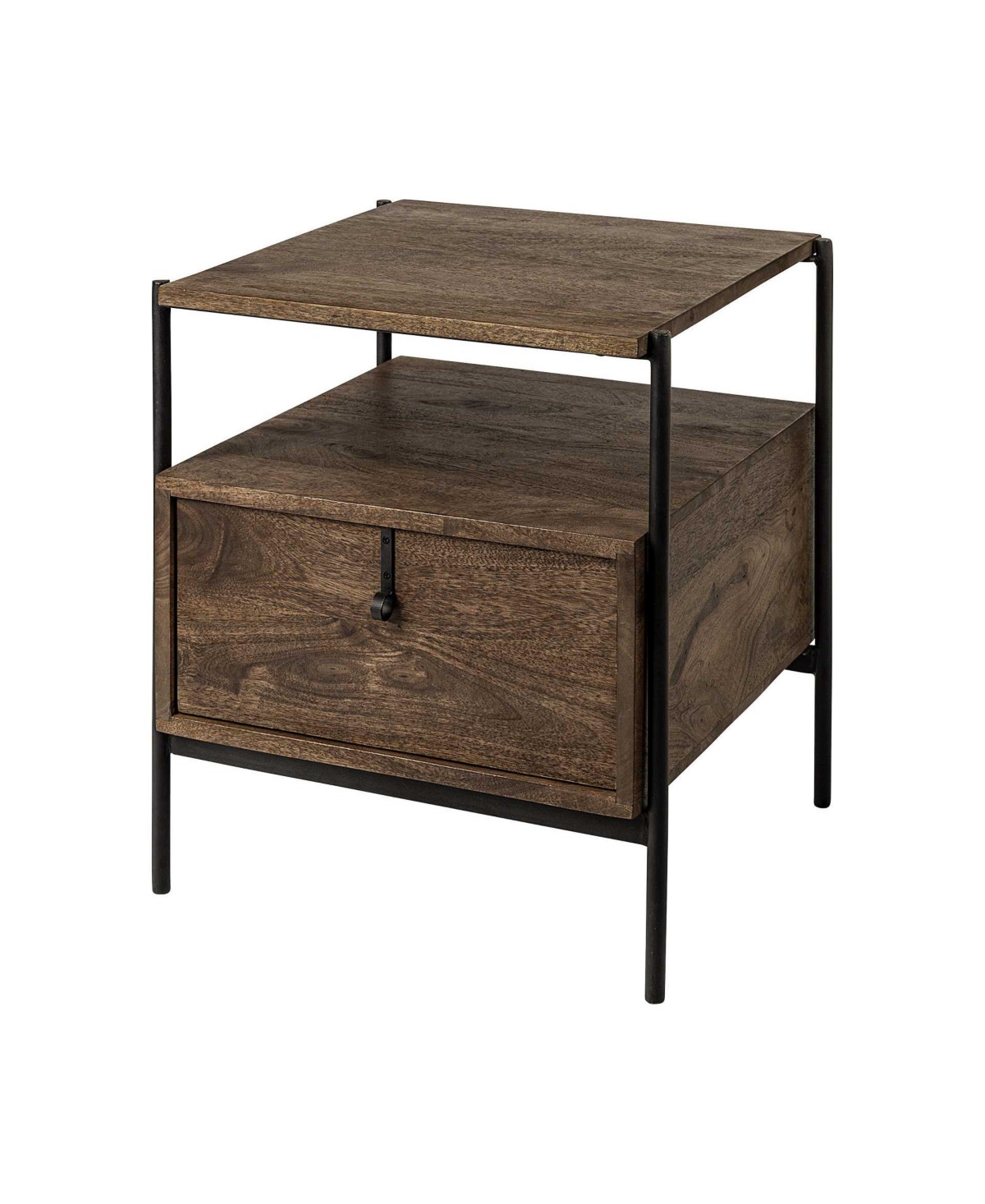 Click here for Minimalist Solid Wood Square Accent Table –... prices