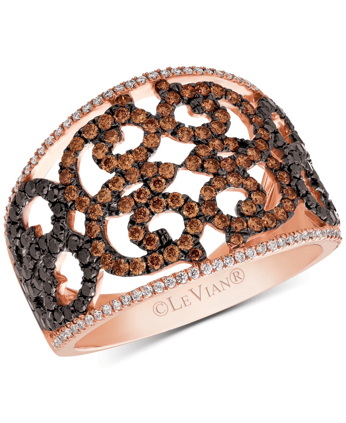 Click here for Le Vian Diamond Filigree Ring (1-1/20 ct. t.w.) in... prices