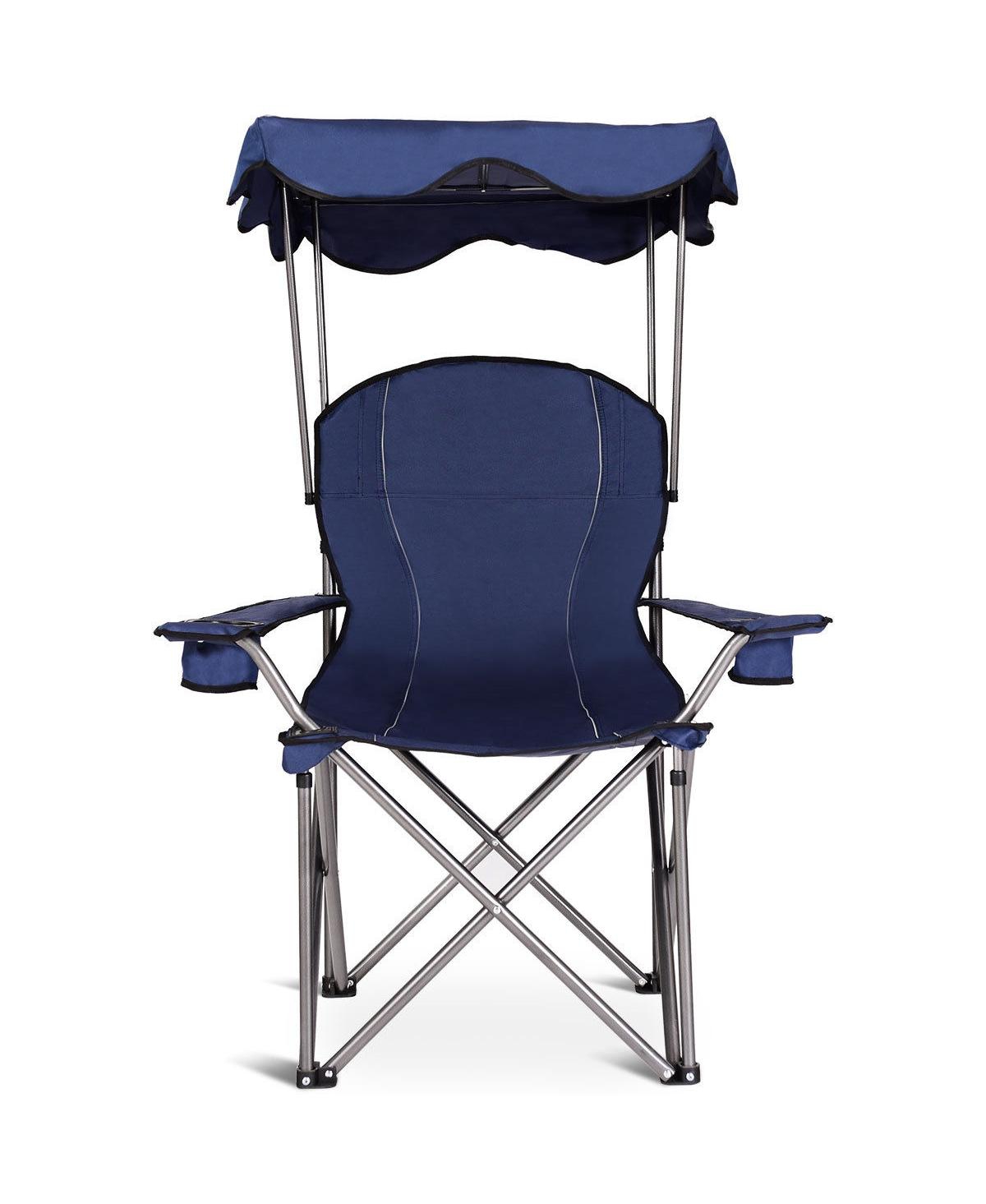 Click here for Portable Folding Beach Canopy Chair with Cup Holde... prices