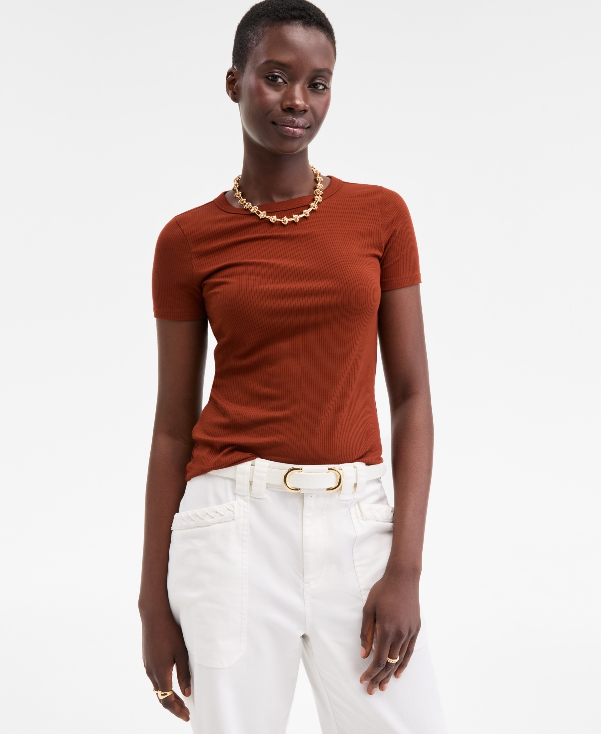 Click here for On 34th Womens Ribbed T-Shirt  Created for Macys -... prices