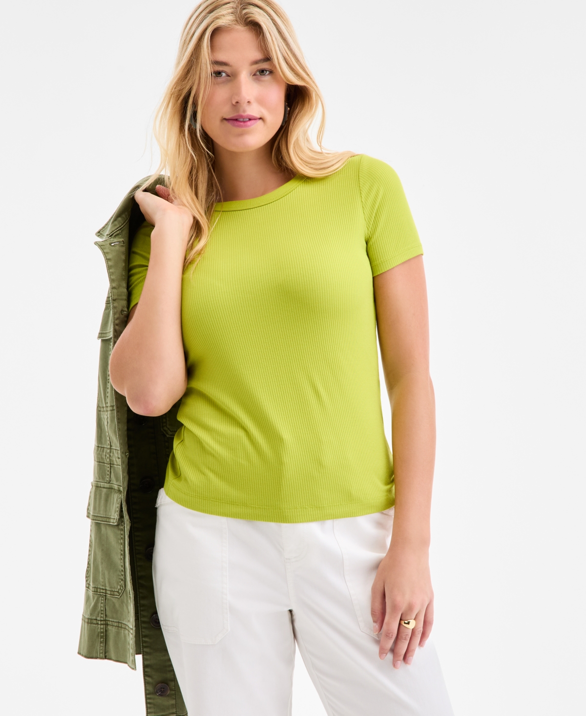 Click here for On 34th Womens Ribbed T-Shirt  Created for Macys -... prices