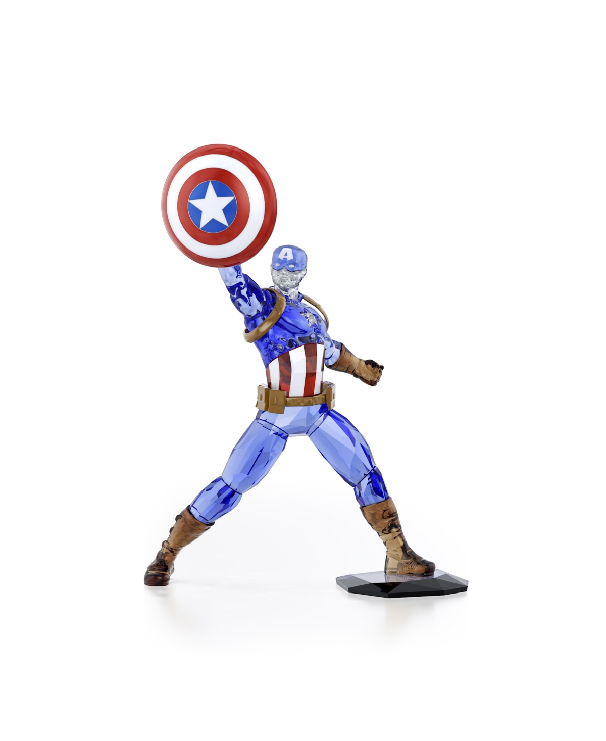 Click here for Swarovski Marvel Captain America Figurine - Blue prices