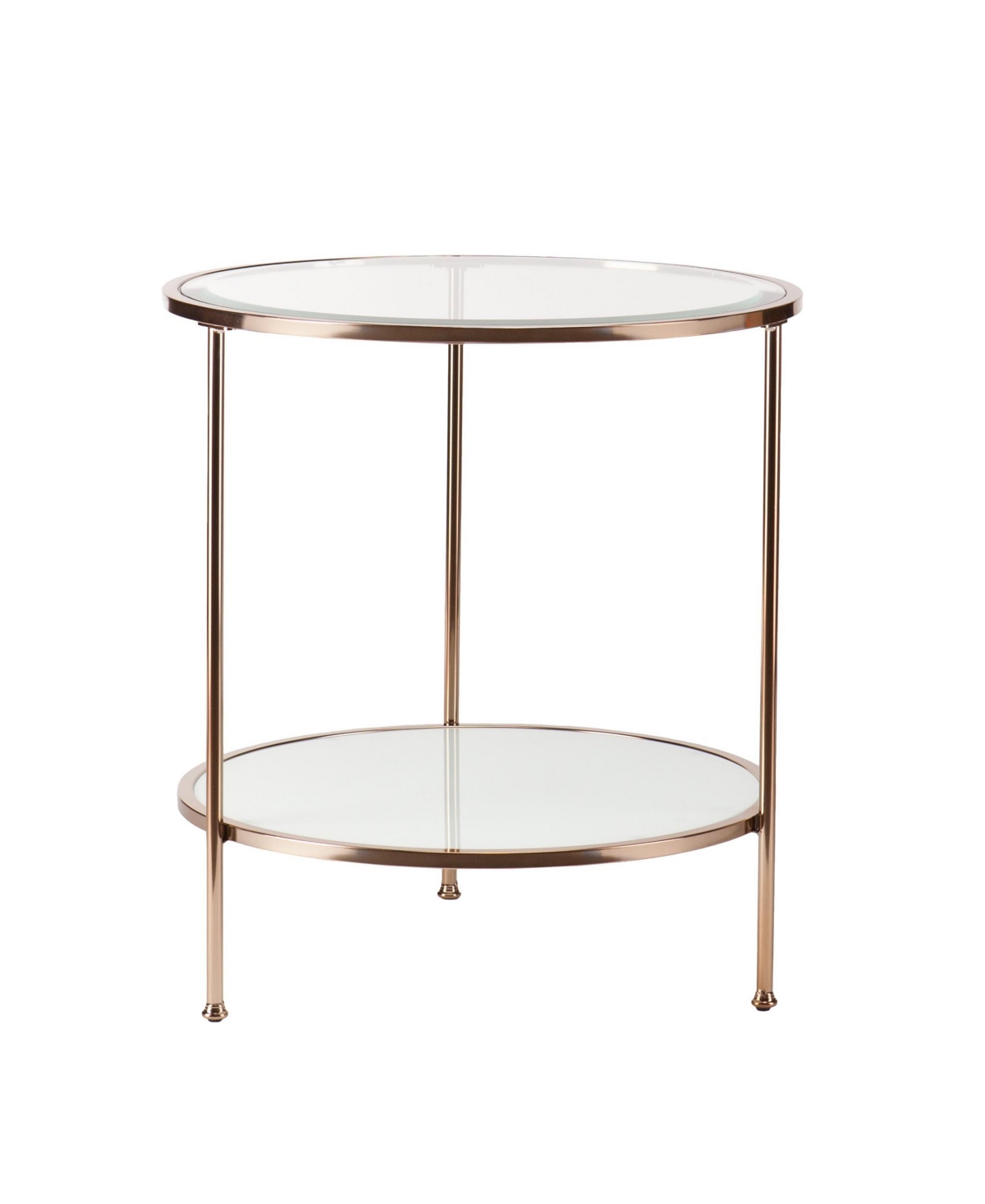 Click here for Round End Table with Shelf for Living Room or Bedr... prices