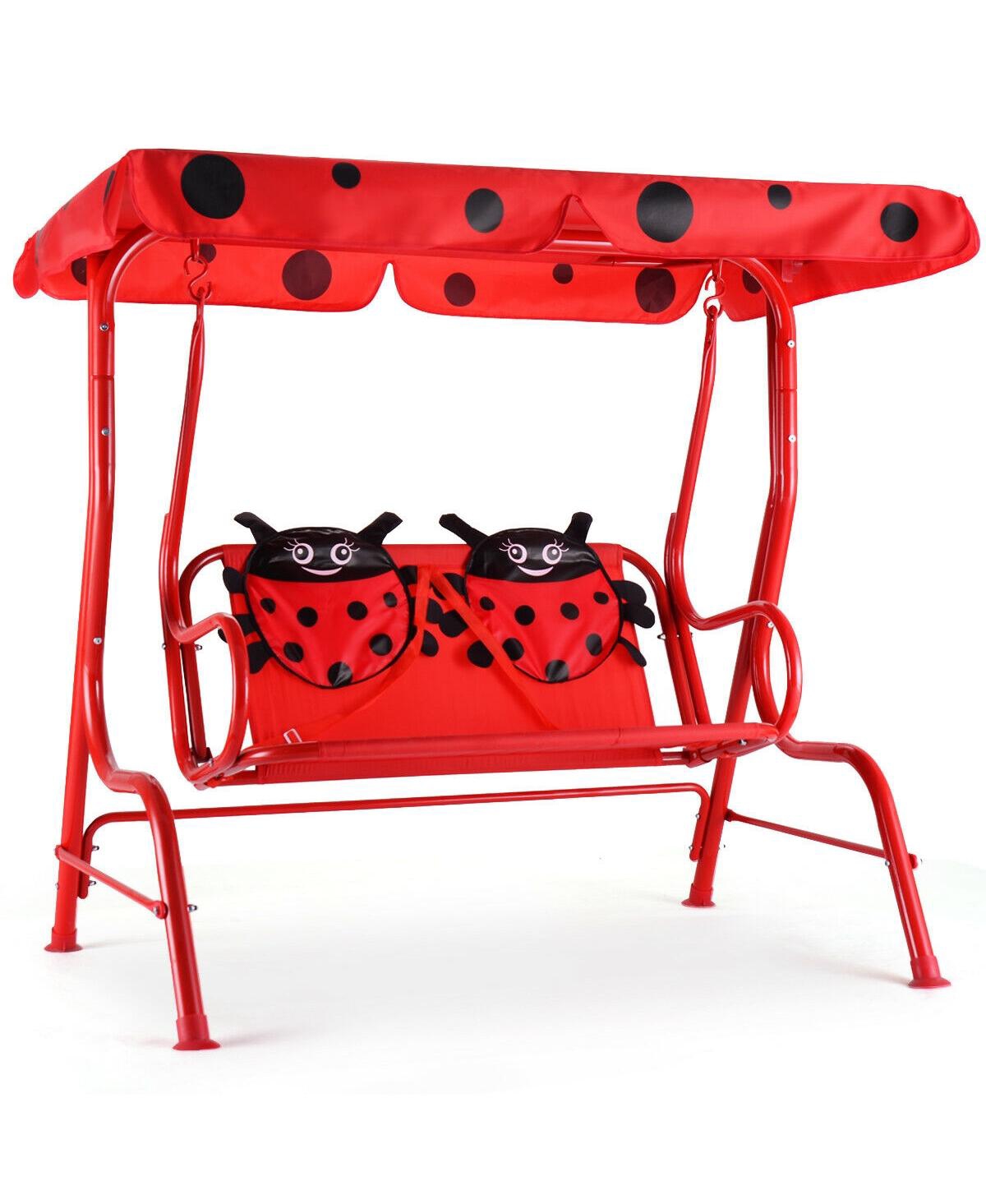Click here for 2 Person Kids Patio Swing Porch Bench with Canopy... prices