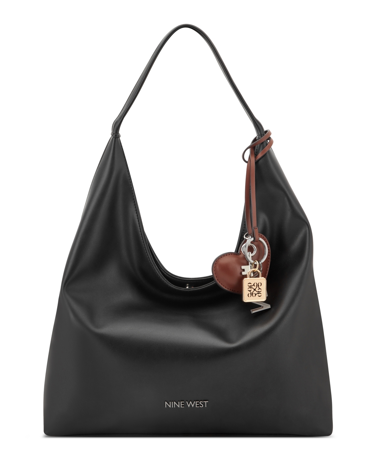 Click here for Nine West Keylee Large Hobo Bag - Black prices