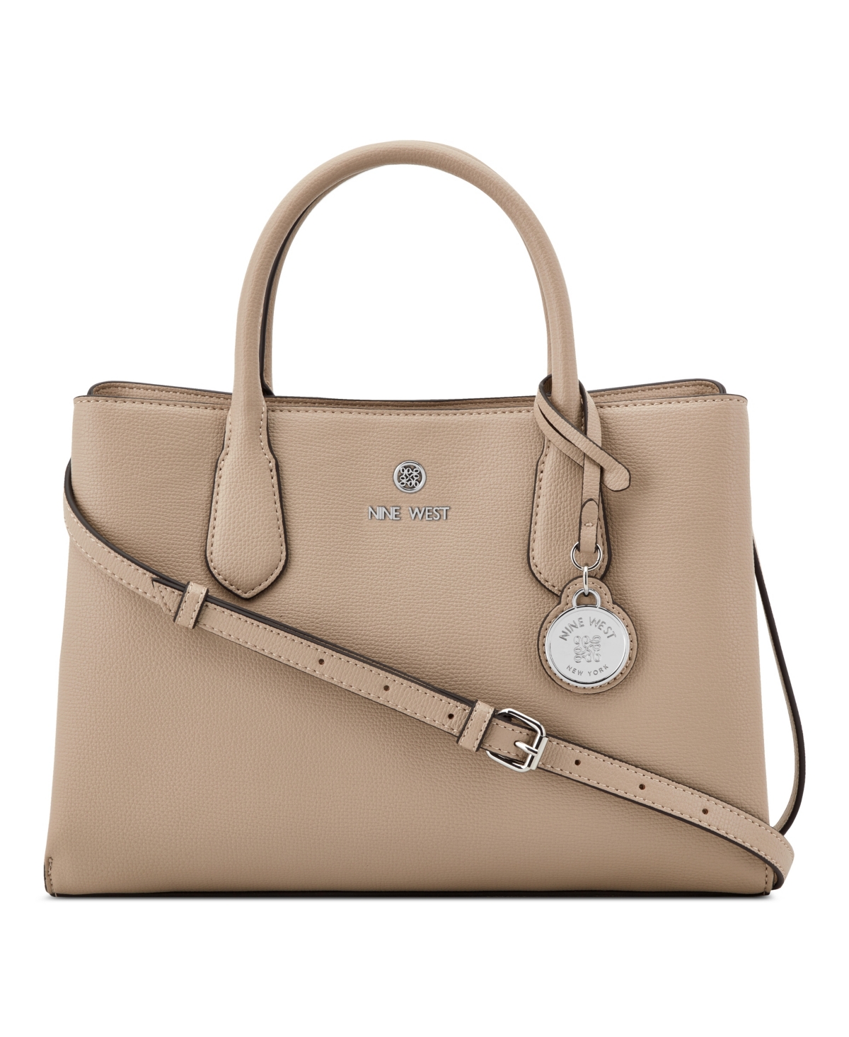 Click here for Nine West Kyrie Triple Compartment Satchel Bag - O... prices