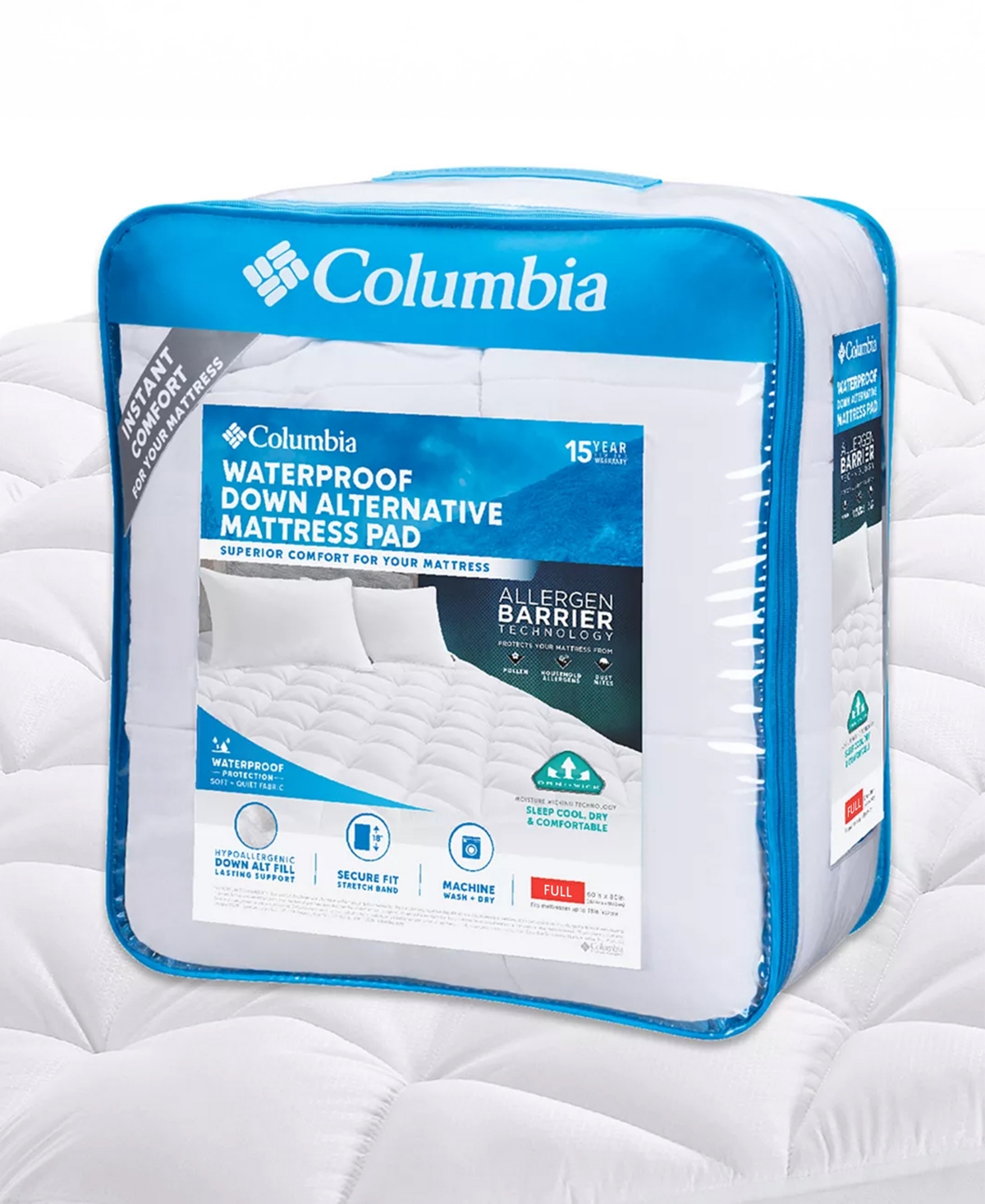 Click here for Columbia Waterproof Down Alternative Mattress Pad... prices