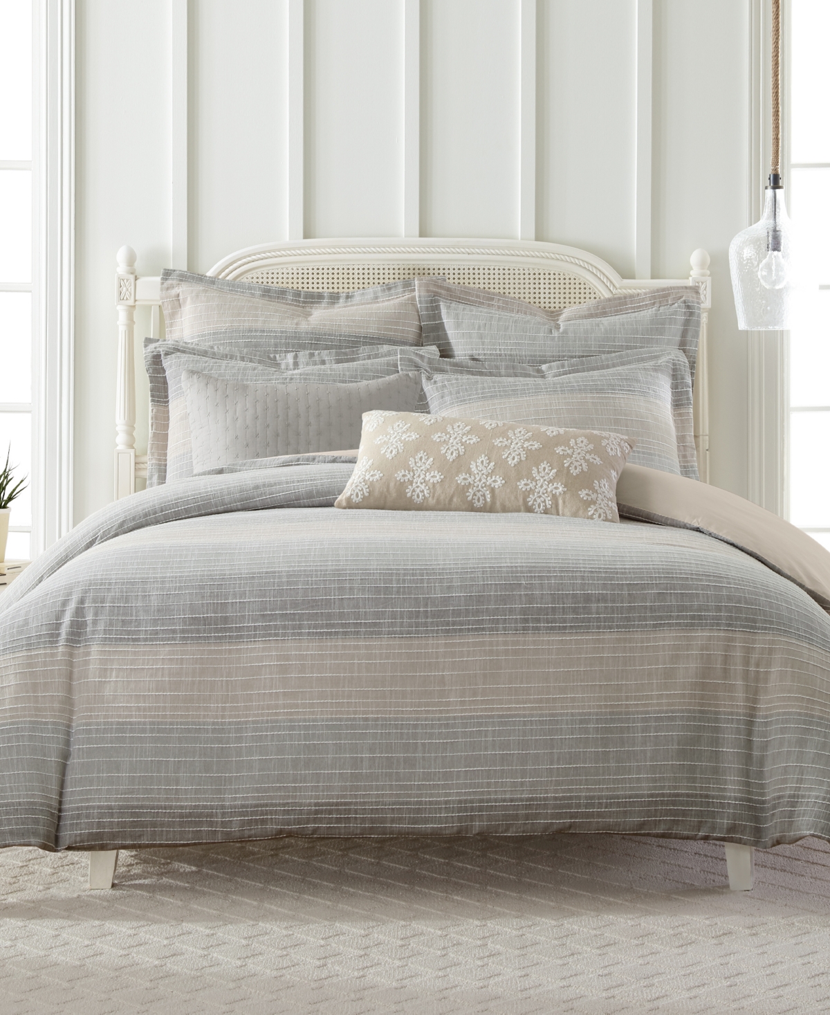 Click here for Levtex Sand Stripes Textured 3-Pc. Comforter Set... prices