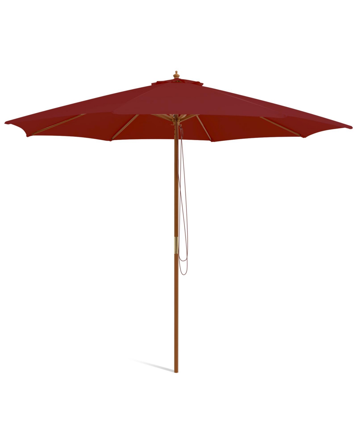 Click here for 10 Feet Patio Umbrella with 8 Wooden Ribs and 3 Ad... prices