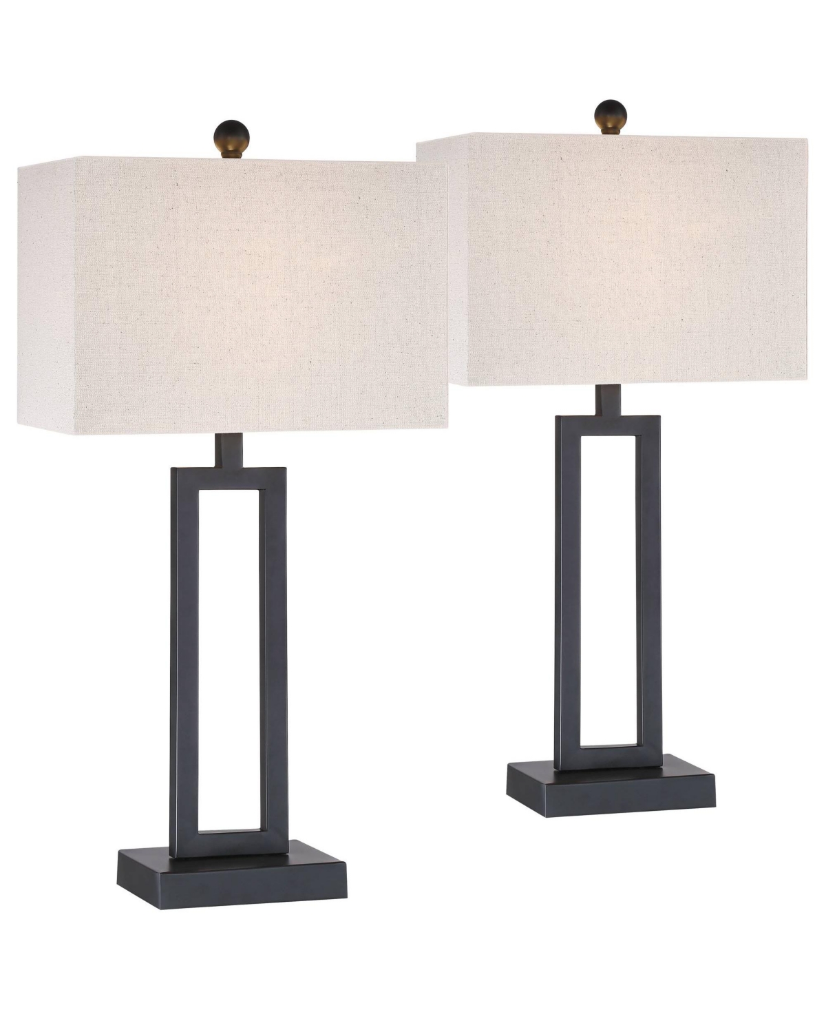 Click here for 360 Lighting Aston Modern Industrial Table Lamps 2... prices