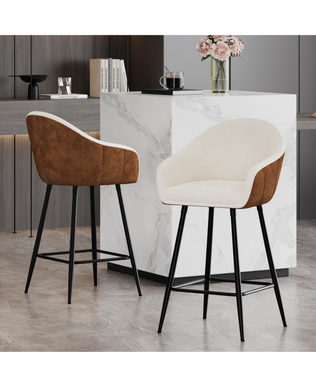 Click here for Modern Counter Height Bar Stools (26.5") with... prices
