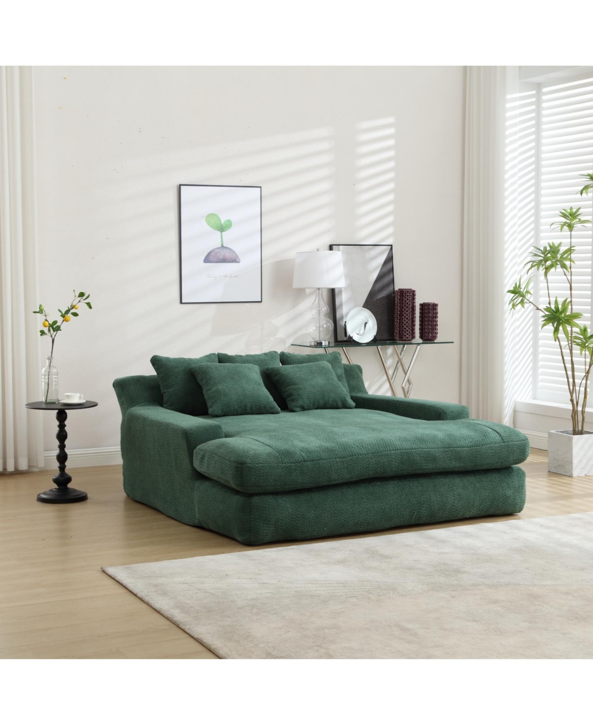 Click here for Streamdale Emerald Green Chenille 2-Seater Sofa wi... prices